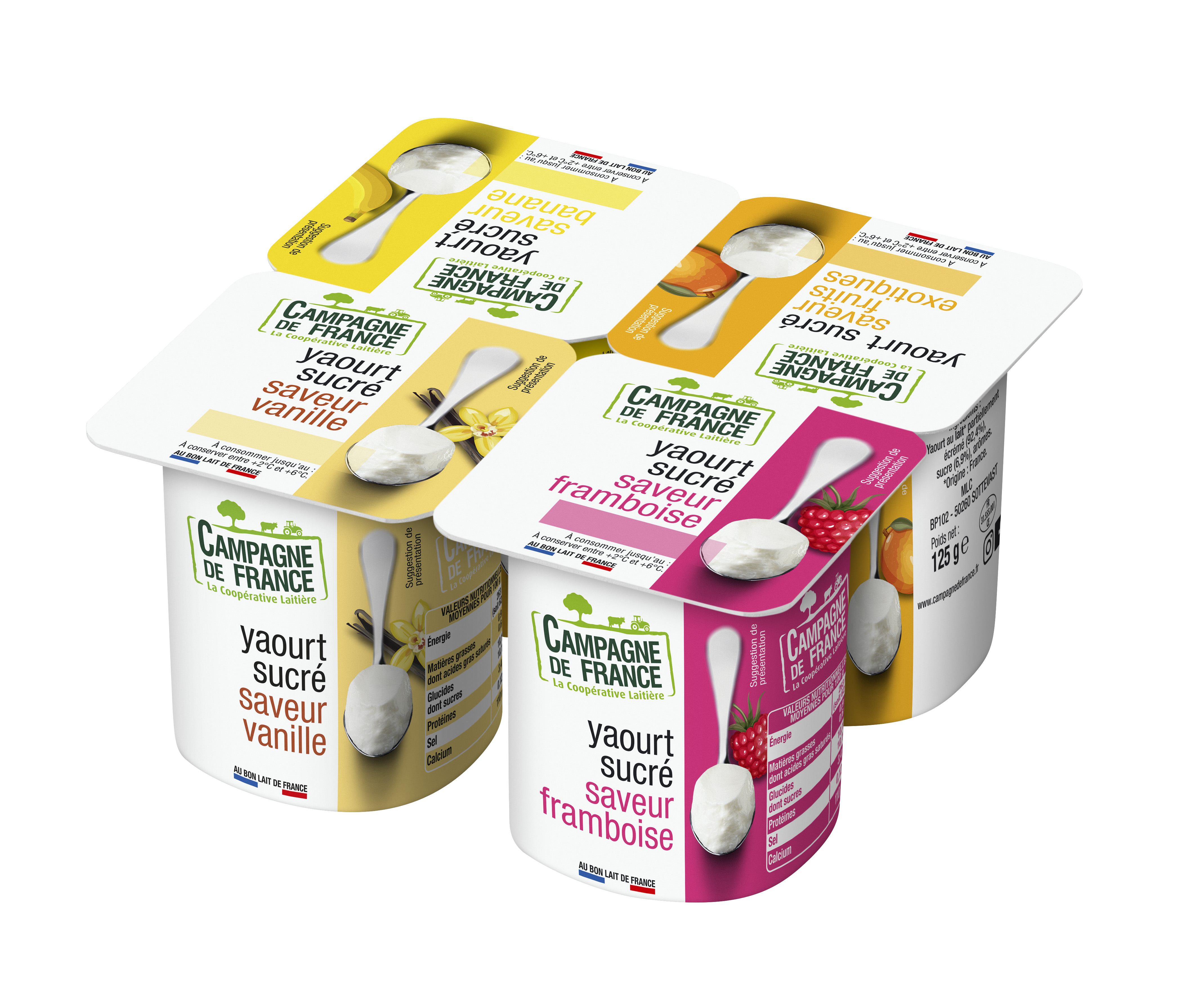 Yaourt aromatisé fruits CAMPAGNE DE FRANCE | Campagne de France